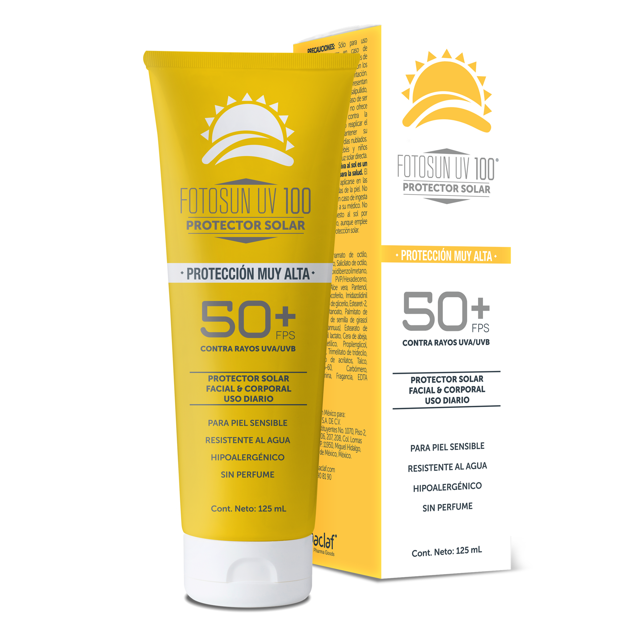 Protector Solar Facial y Corporal – FOTOSUN UV 100 - Protector Solar