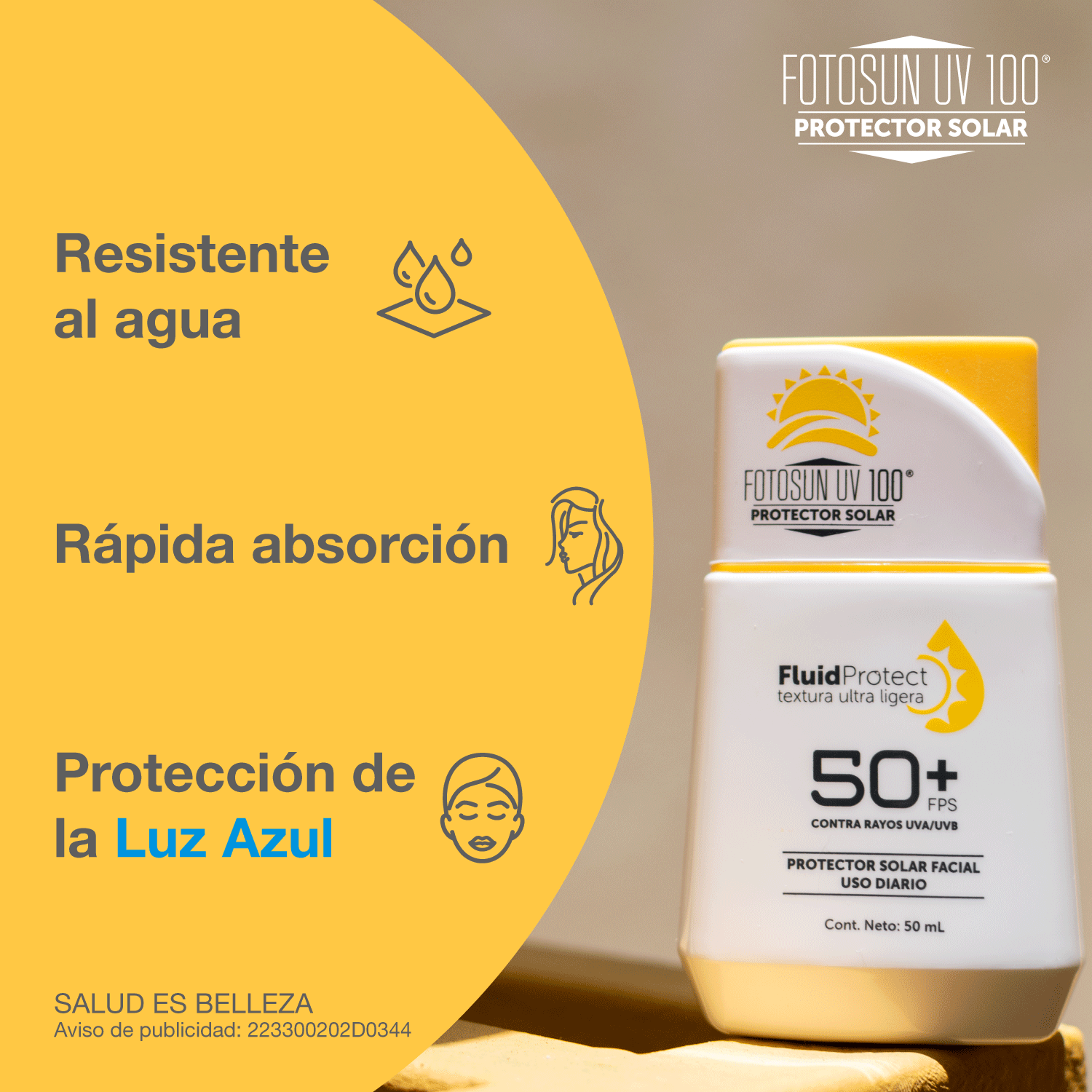Protector Solar Fotosun Fluid Protect Luz Azul – FOTOSUN UV 100 ...